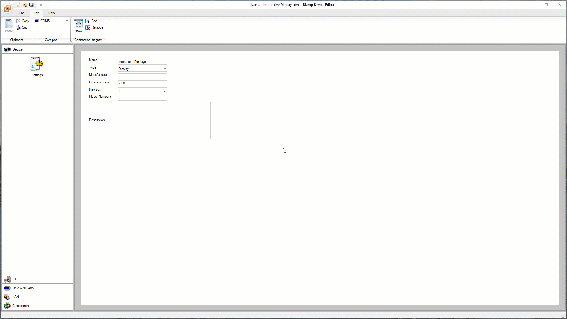 Device Editor How To Copy Rs 232 Sequences To Lan And Vice Versa Biamp Cornerstone