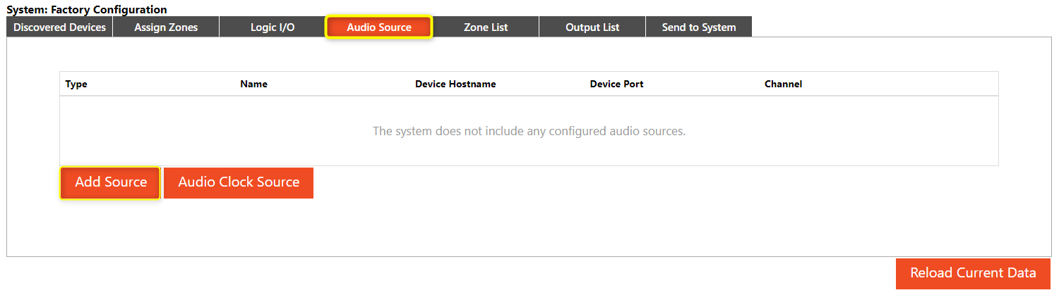 Qt X Analog Source Programming Via Web Ui Biamp Cornerstone